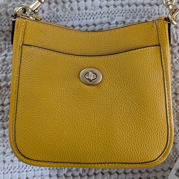 Coach | Bags | Coach Chaise Pebbled Leather Crossbody Bag | Poshmark